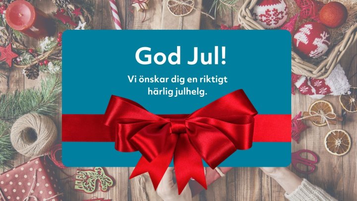 God jul och trevlig helg! - SH Pension
